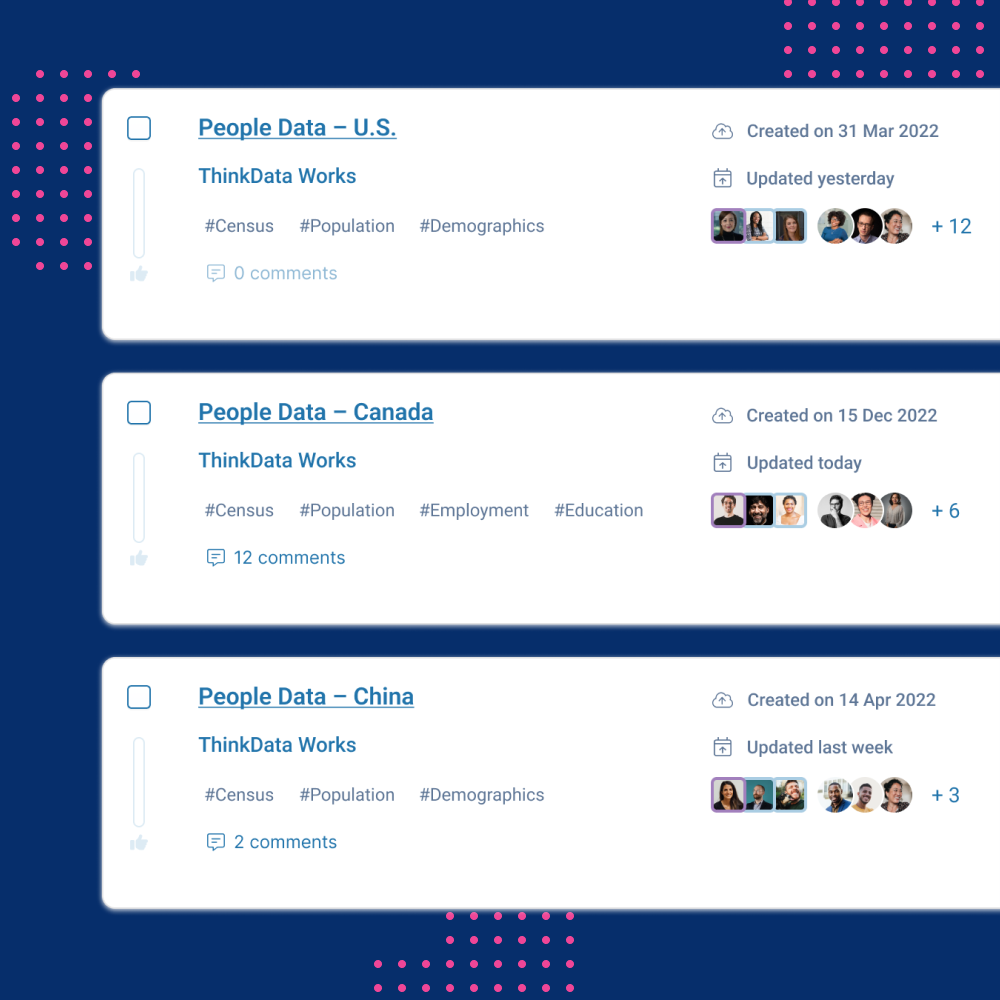 People Data | Global Demographics Data For Analysis | ThinkData Works
